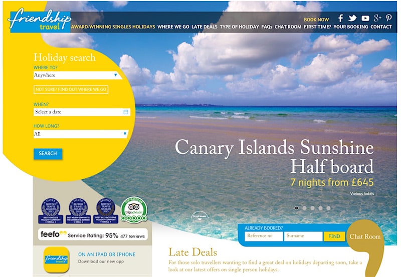 Singles holiday specialist companies | 101 Singles Holidays